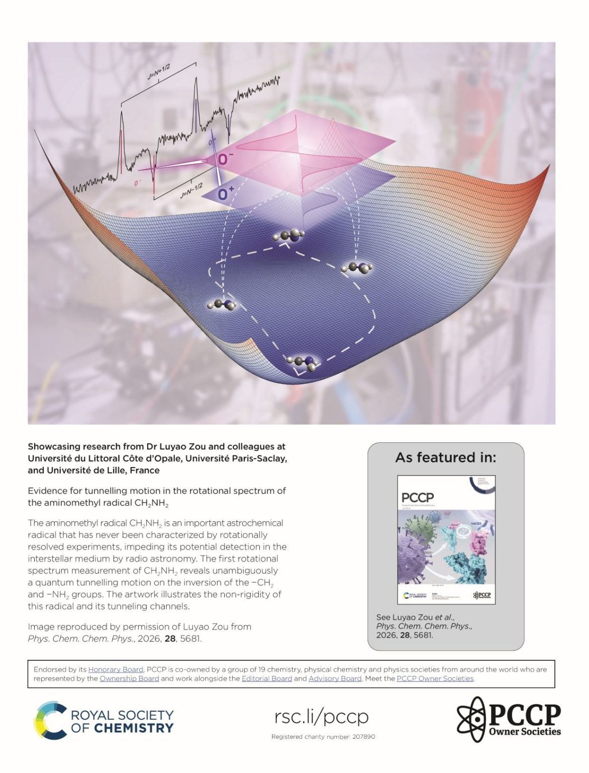 CPJ research featured as a cover article in RSC journal Physical ...